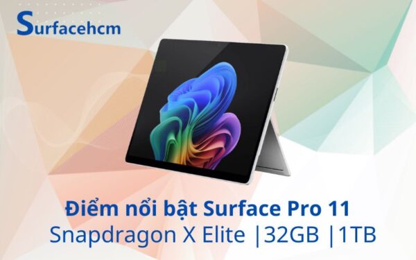 Surface Pro 11 Snapdragon X Elite 32GB 1TB Mới, Trả Góp 0%