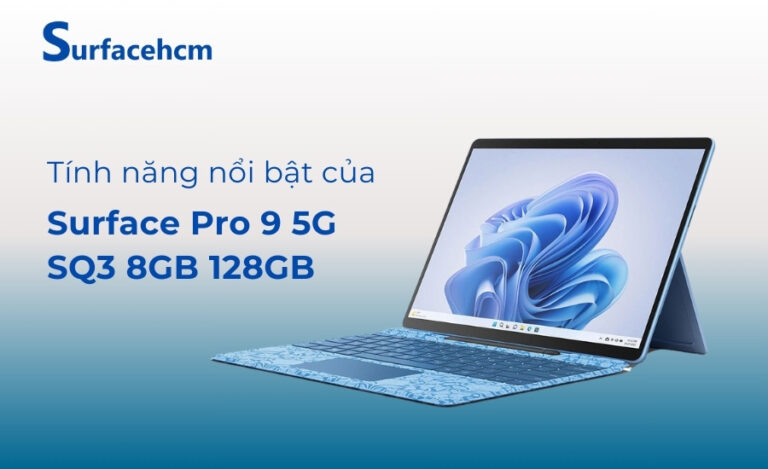 Surface Pro 9 5G SQ3 8GB 128GB chính hãng, trả góp 0%